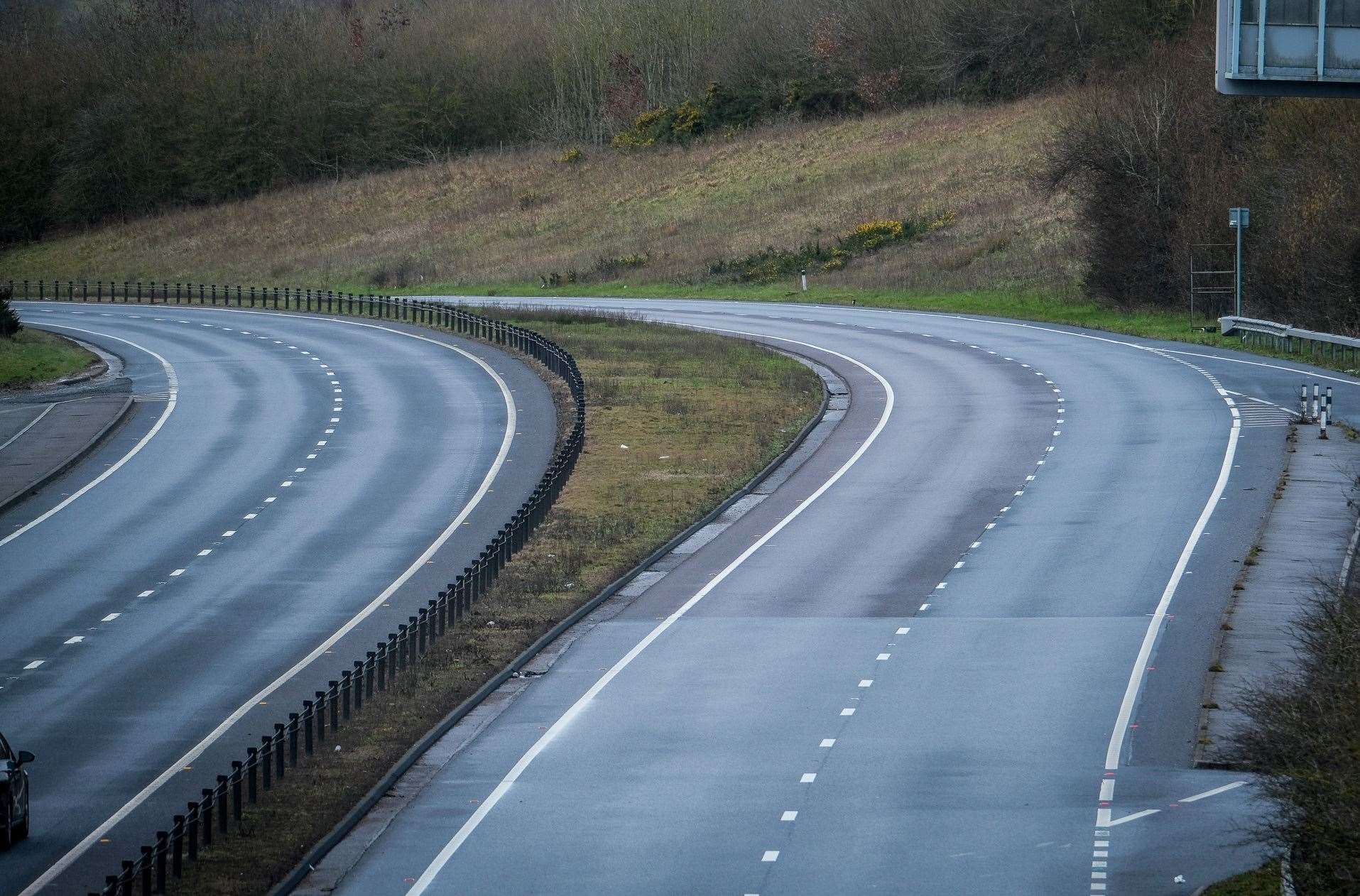 Alert A34 Northbound Lanes Closed After Traffic Accident 9060